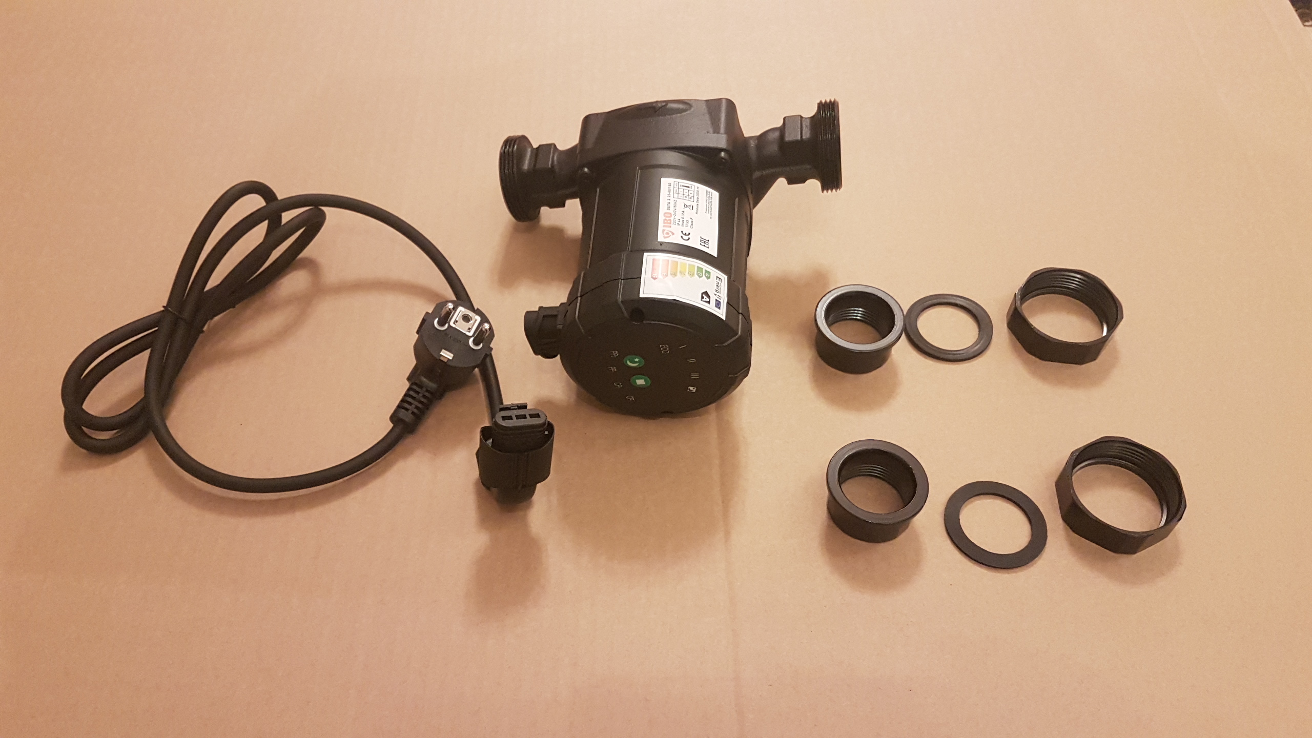 KIERTOVESIPUMPPU ELEKTRONINEN IBO BETA 2 25 60 180 MM L4620040 KIERTOVESIPUMPPU ELEKTRONINEN IBO BETA 2 25 60 180 MM L4620040