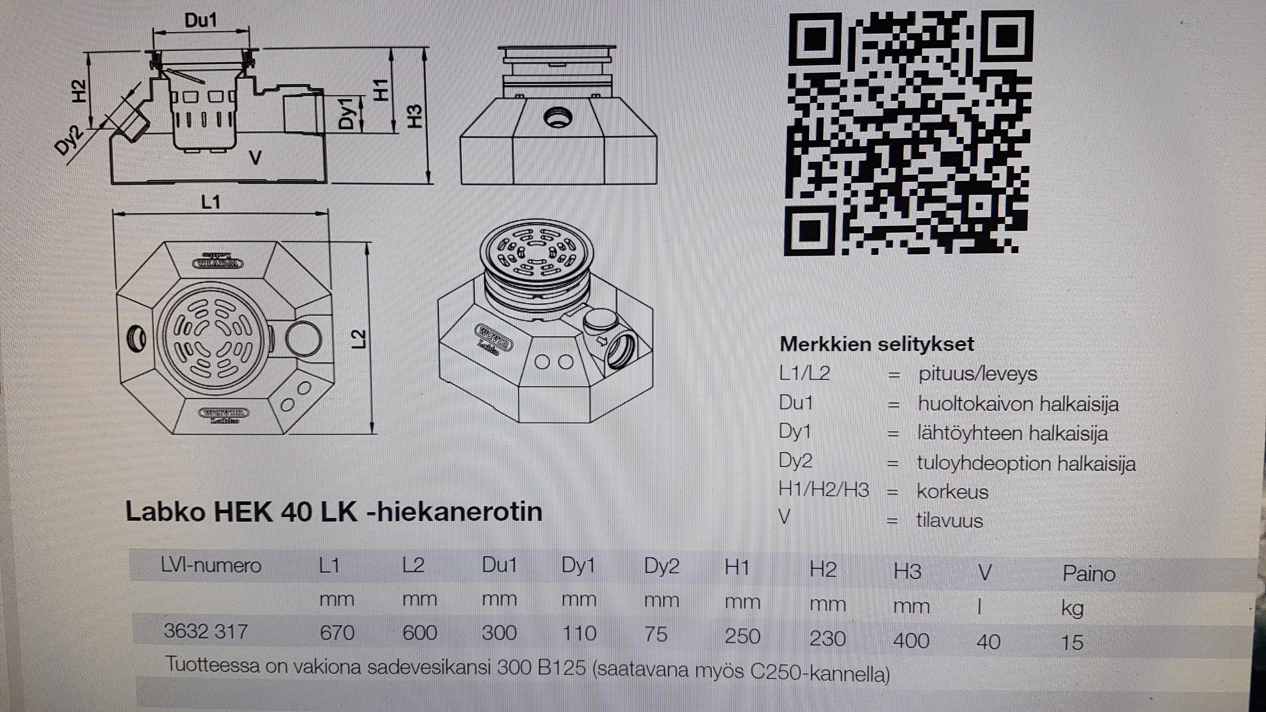 HIEKANEROTIN LABKO HEK 40 LK B125 KANNELLA - L3632317 - Kodinrakennus ...